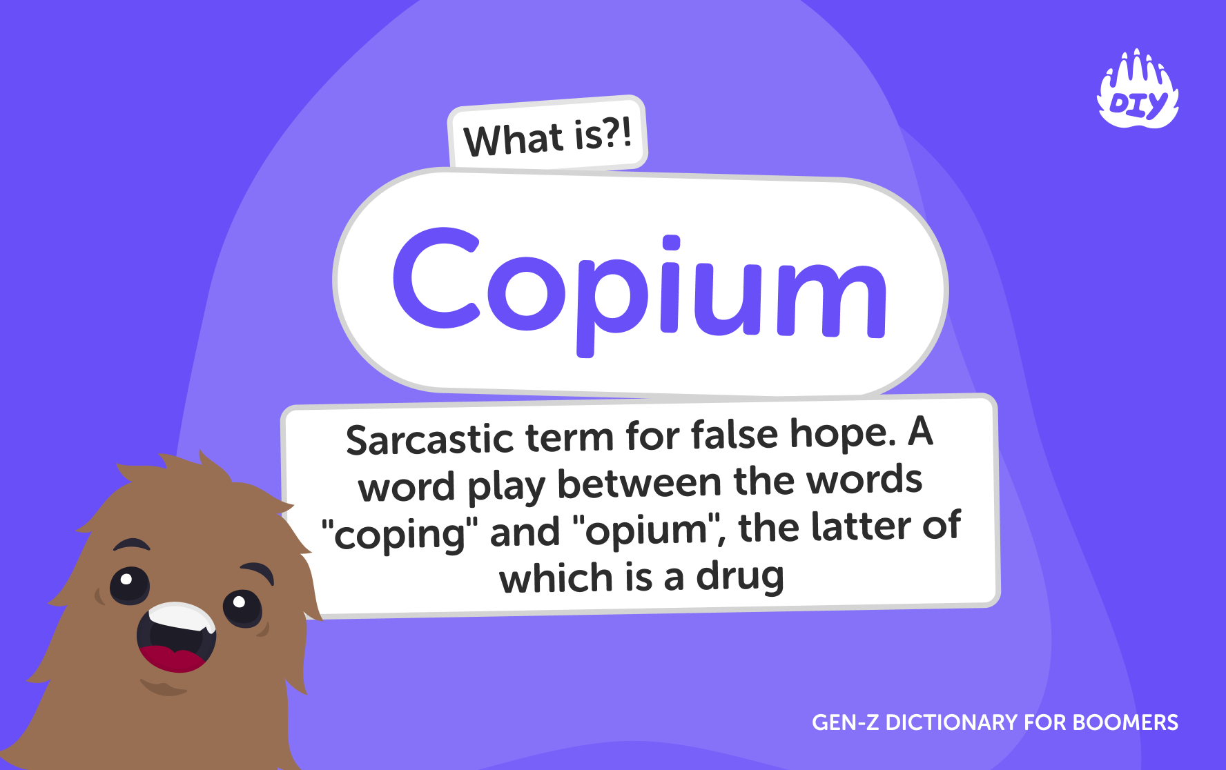 What does Definition of Copium mean? Meaning & Definition | Gen Z Slang ...