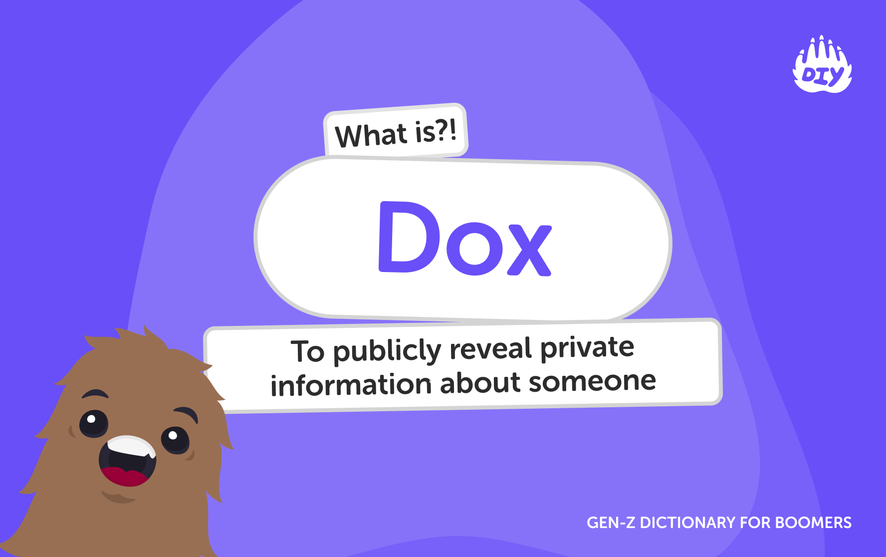 What does Definition of Dox mean? Meaning & Definition | Gen Z Slang ...