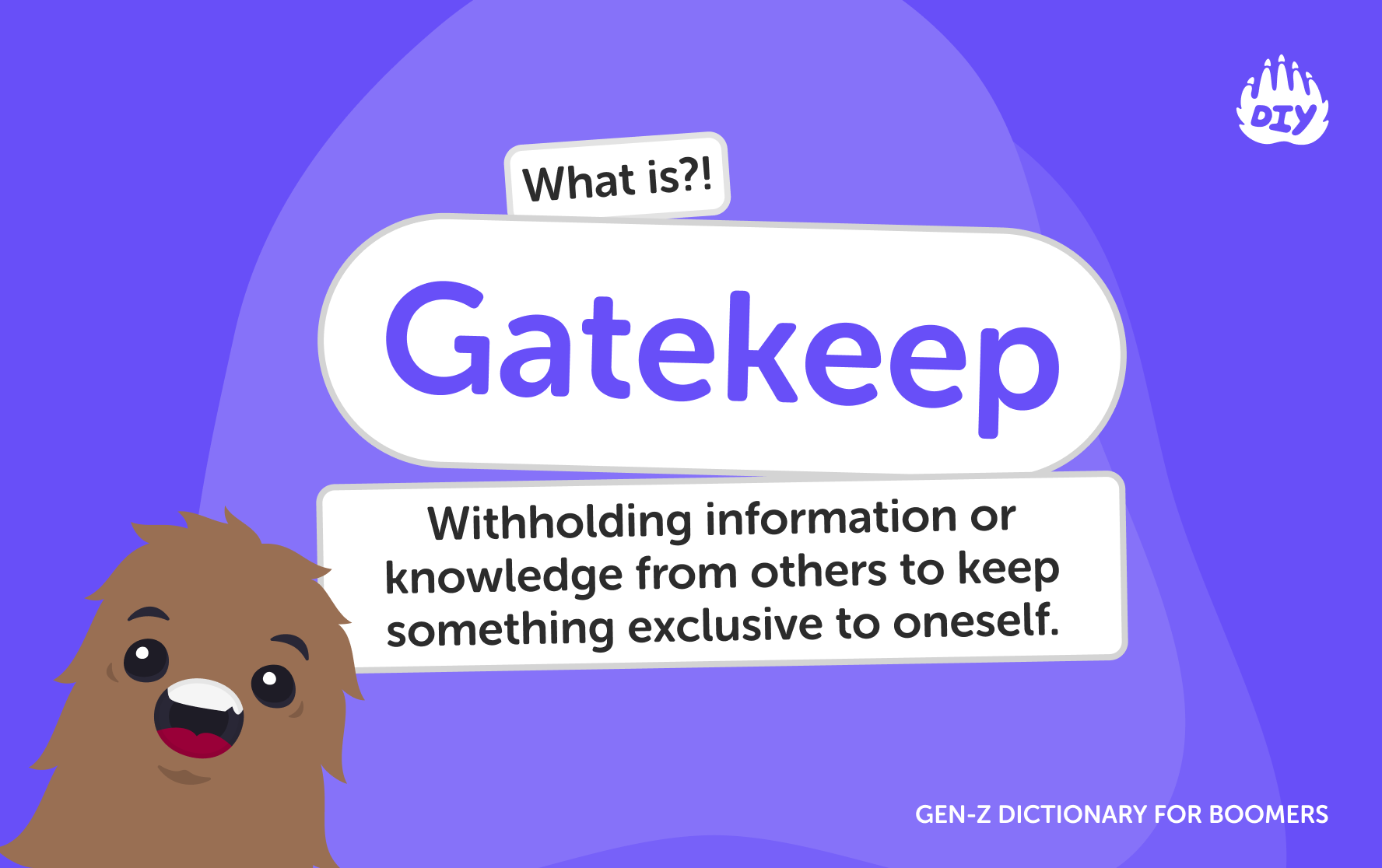 What does Definition of Gatekeep mean? Meaning & Definition | Gen Z ...