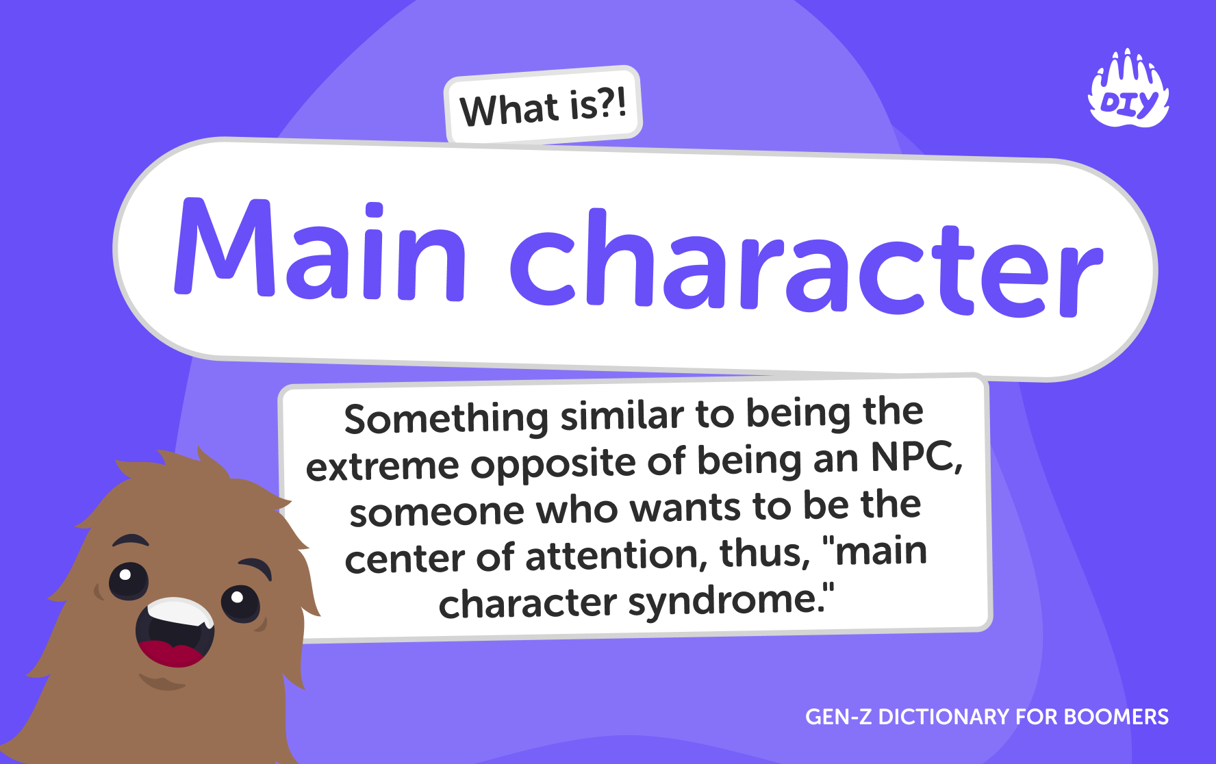 What does Definition of Main character mean? Meaning & Definition | Gen ...